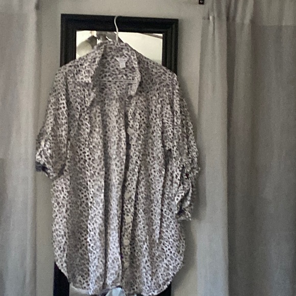 intro. | Tops | Animal Print Shirt | Poshmark